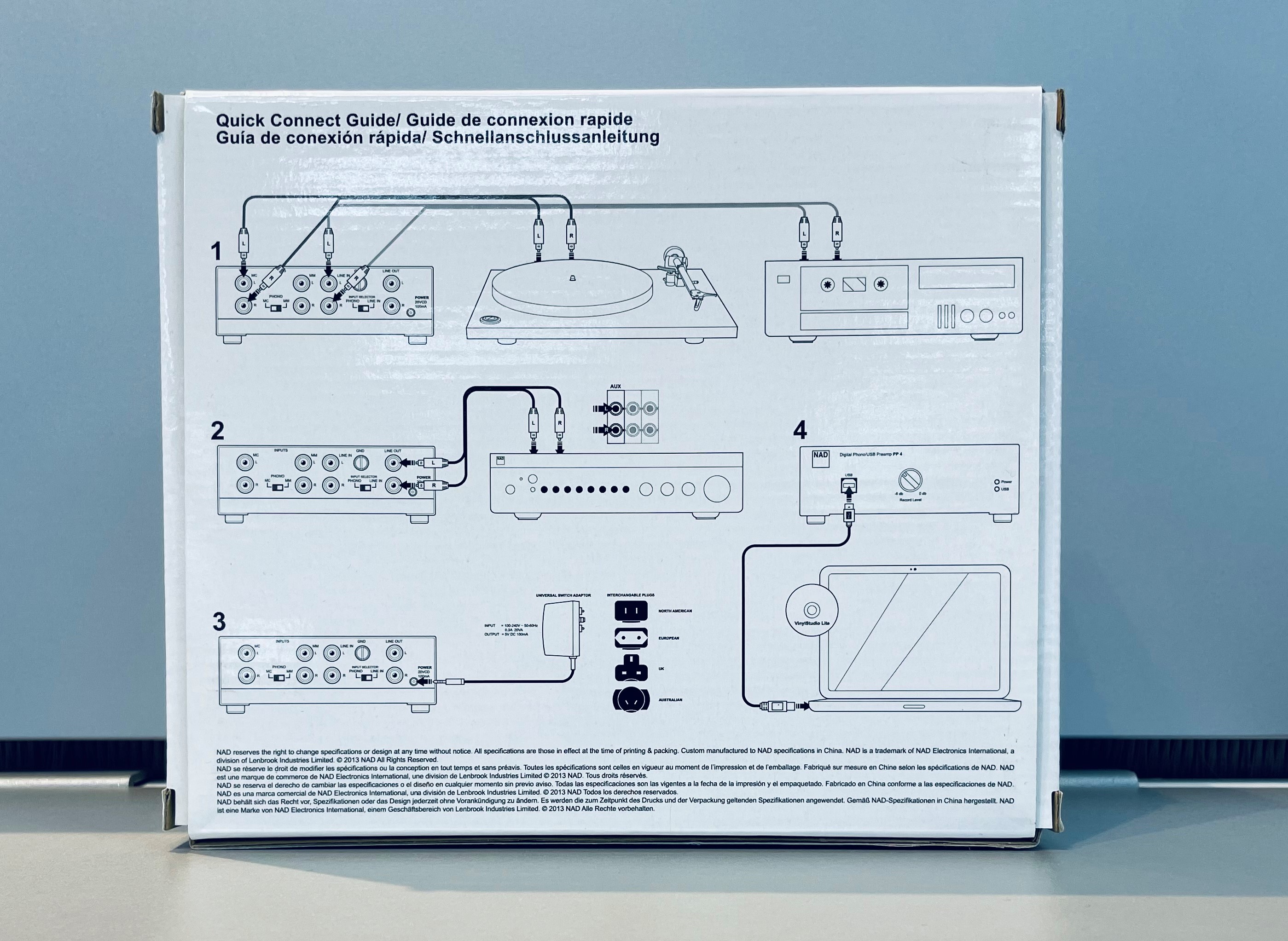 NAD PP4 Phono-Vorverstärker - A/D-Wandler - USB-Ausgang! - Hifi und ...