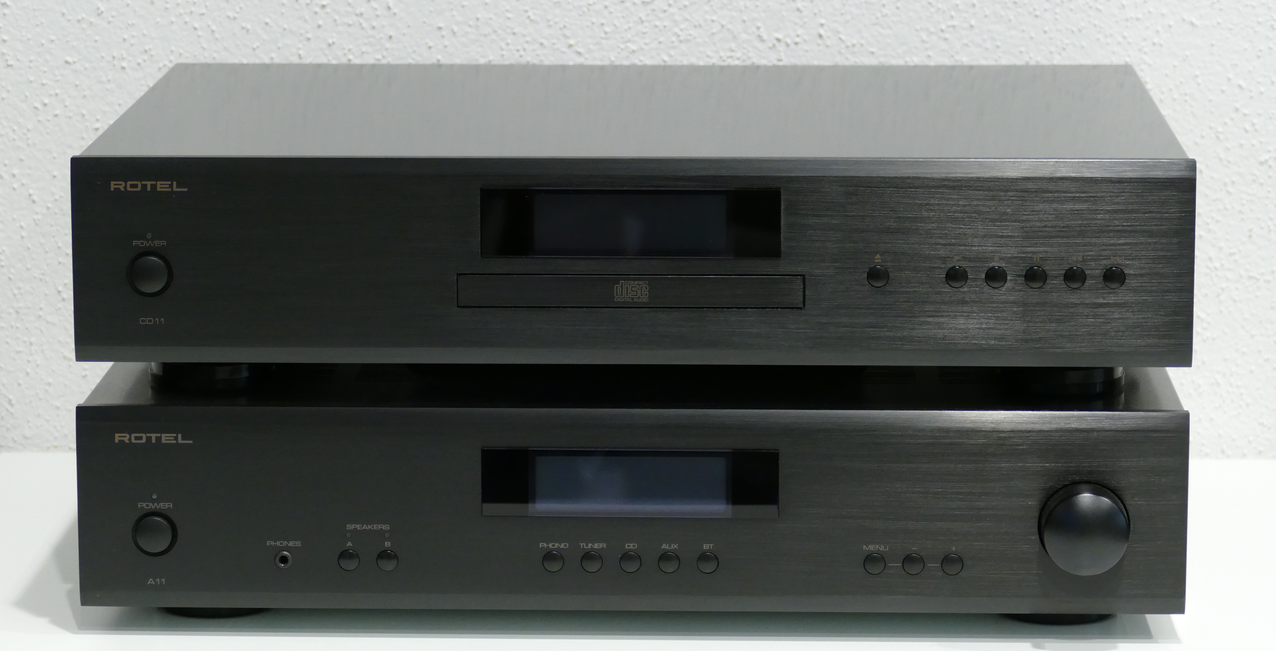 Rotel A-11 + CD-11 Bundle schwarz - Hifi und Highend Schlegelmilch